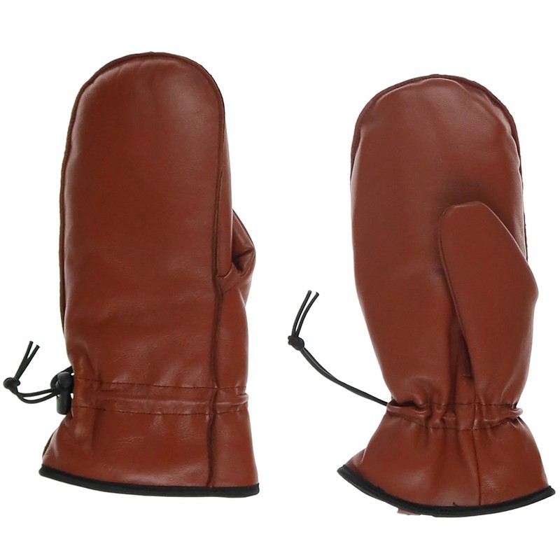 Fraas - Woman's Premium Leather Mitten With Glove Fingers Inside