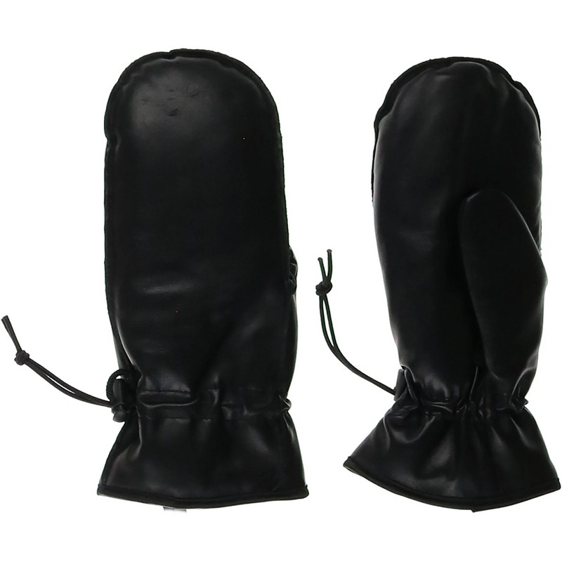 Fraas - Woman's Premium Leather Mitten With Glove Fingers Inside